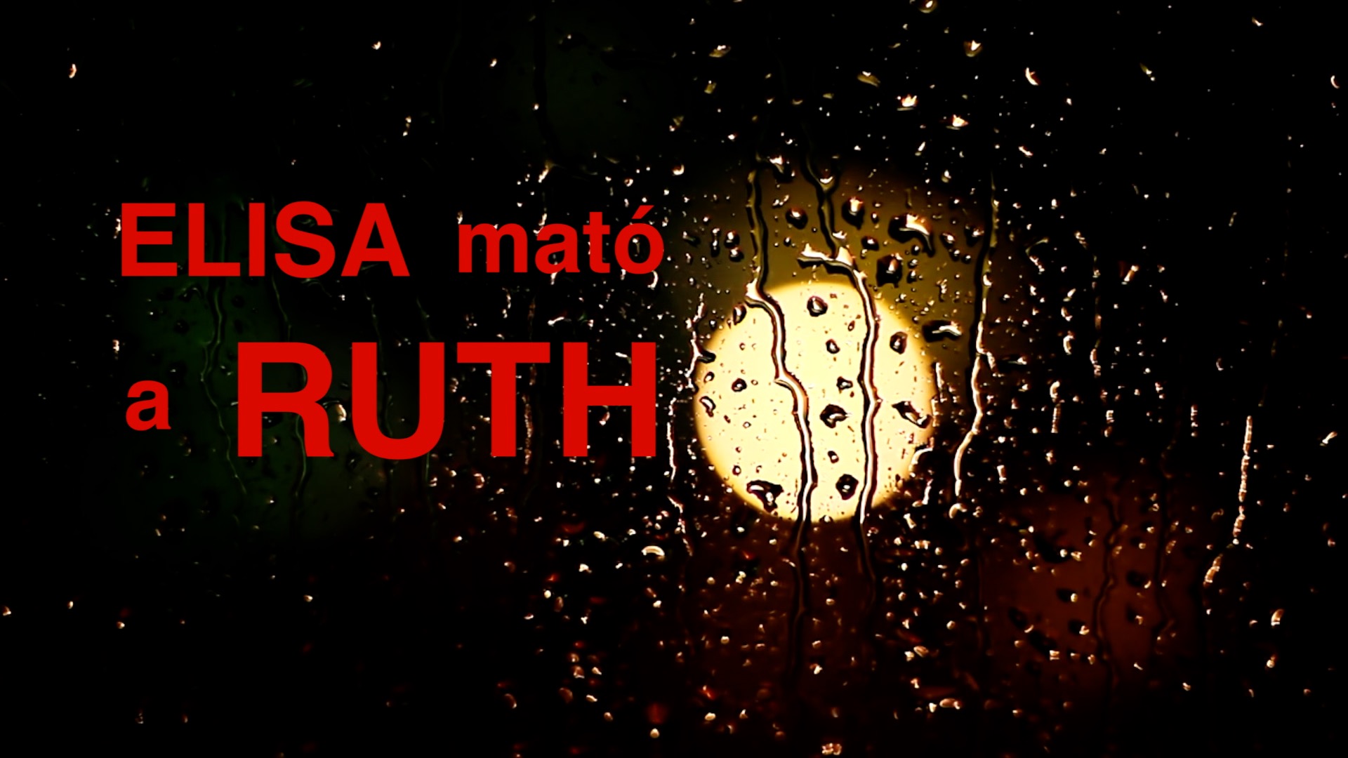 ELISA MATÓ A RUTH – DOCUMENTAL 30 minutos – Alish TV